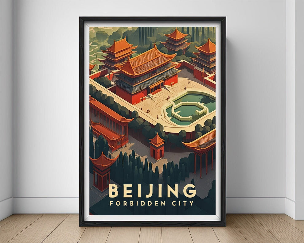 Beijing China Travel Poster – The Travel Wall