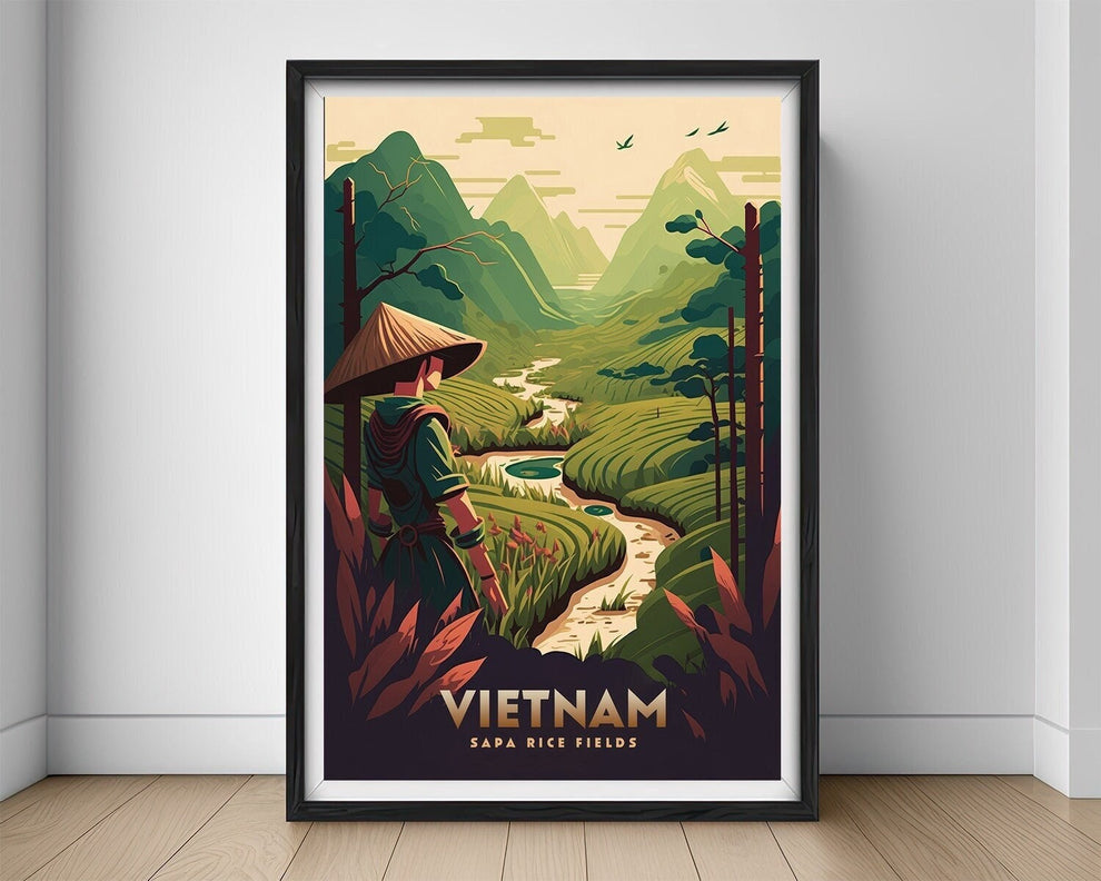 Vietnam Sapa Travel Poster – The Travel Wall